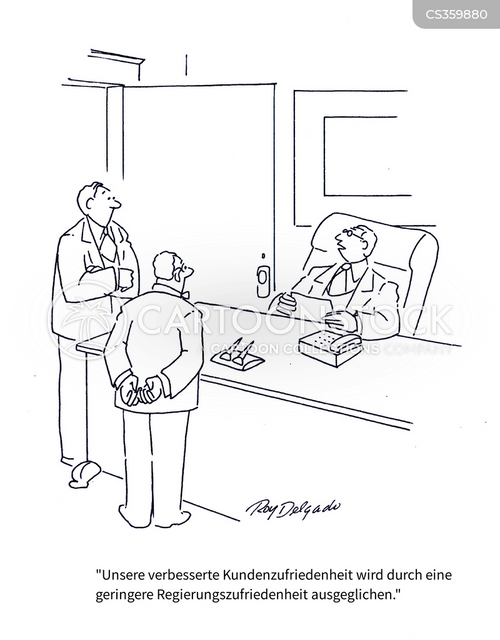 Cartoons und Karikaturen mit Regierung