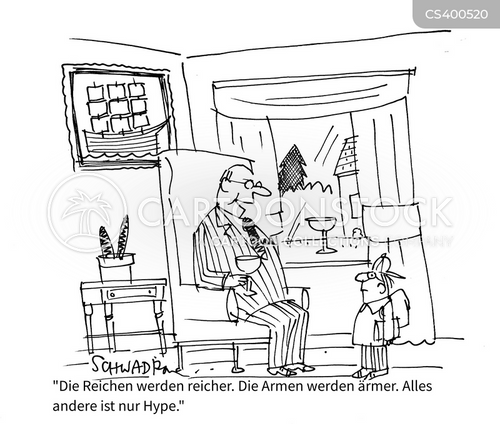 Cartoons und Karikaturen mit Reich