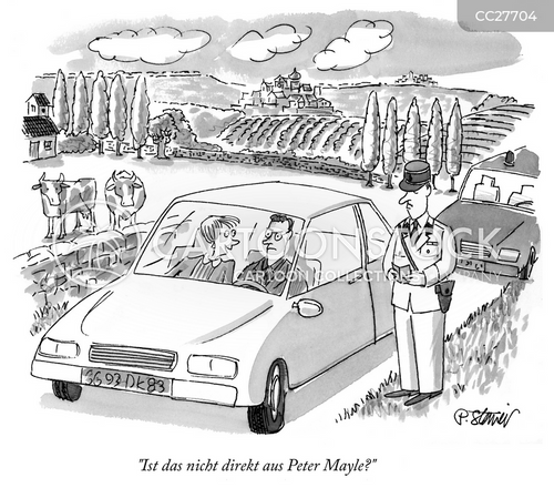 Cartoons und Karikaturen mit Bußgeld Wegen Zu Schnellen Fahrens