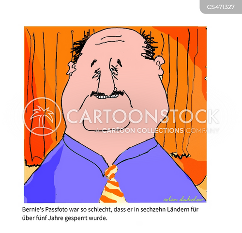 Cartoons und Karikaturen mit Passfotos