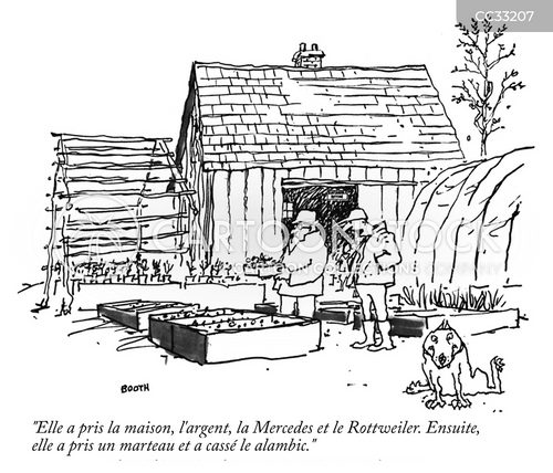 Dessins humoristique et caricaturés avec Partage Des Biens