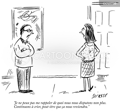 Dessins humoristique et caricaturés avec Schémas De Communication Négatifs