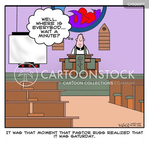 Pastor Cartoons and Comics - funny pictures from CartoonStock