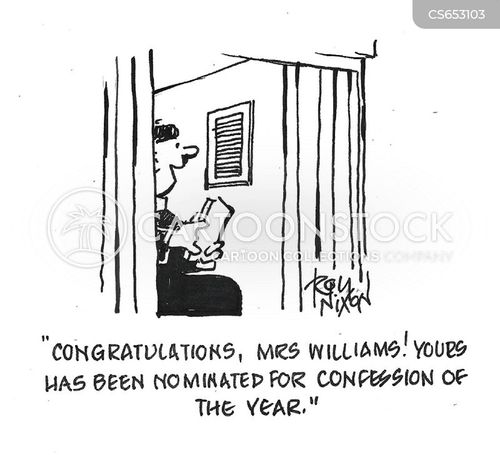 Confession Cartoons and Comics - funny pictures from CartoonStock