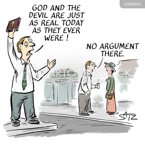 Afterlife Choices Cartoons and Comics - funny pictures from CartoonStock