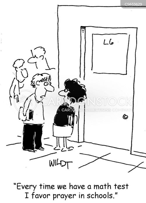 School Prayer Cartoons and Comics - funny pictures from CartoonStock