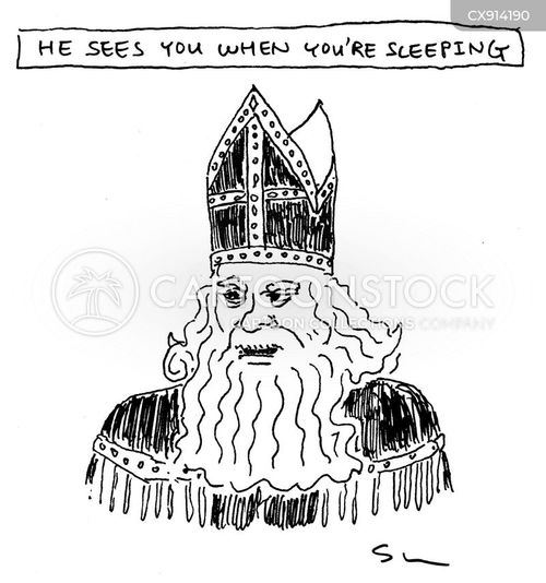 Saint Nicholas Cartoons and Comics - funny pictures from CartoonStock