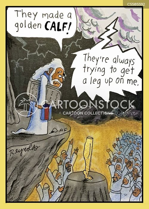 Idolatry Cartoons and Comics - funny pictures from CartoonStock
