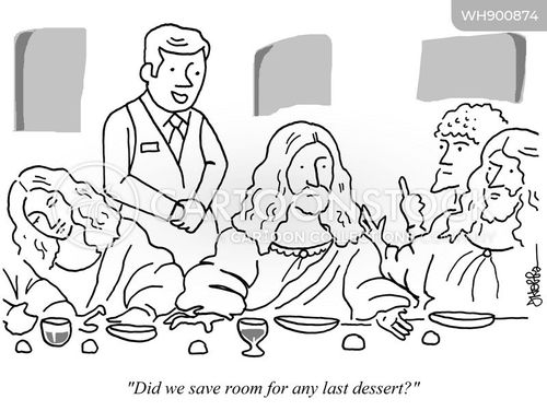 Last Dessert Cartoons and Comics - funny pictures from CartoonStock