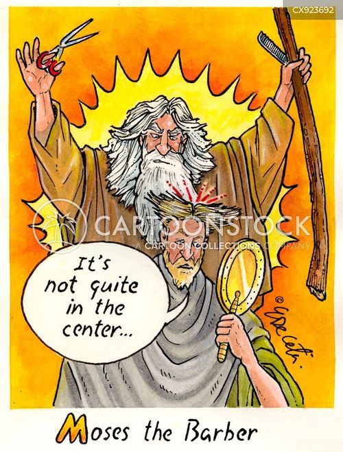 Biblical Haircut Cartoons and Comics - funny pictures from CartoonStock