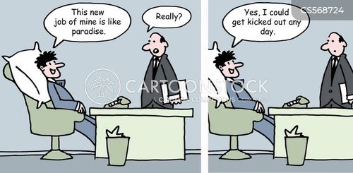 New Job Cartoons and Comics - funny pictures from CartoonStock