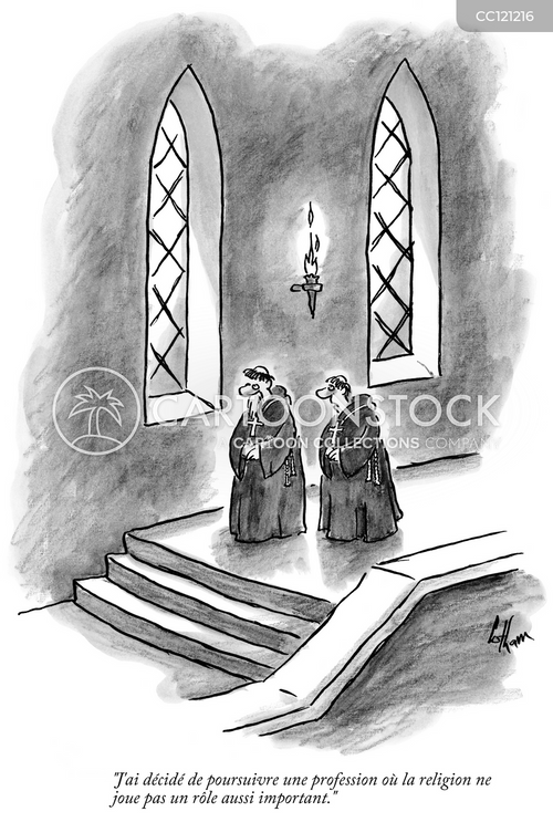 Dessins humoristique et caricaturés avec Figures Religieuses