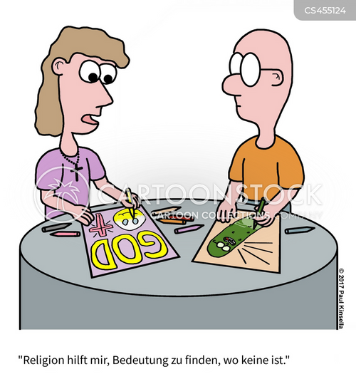 Cartoons und Karikaturen mit Religion