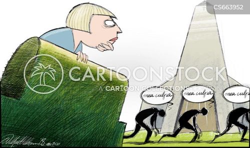 Line Of Penitents Cartoons and Comics - funny pictures from CartoonStock