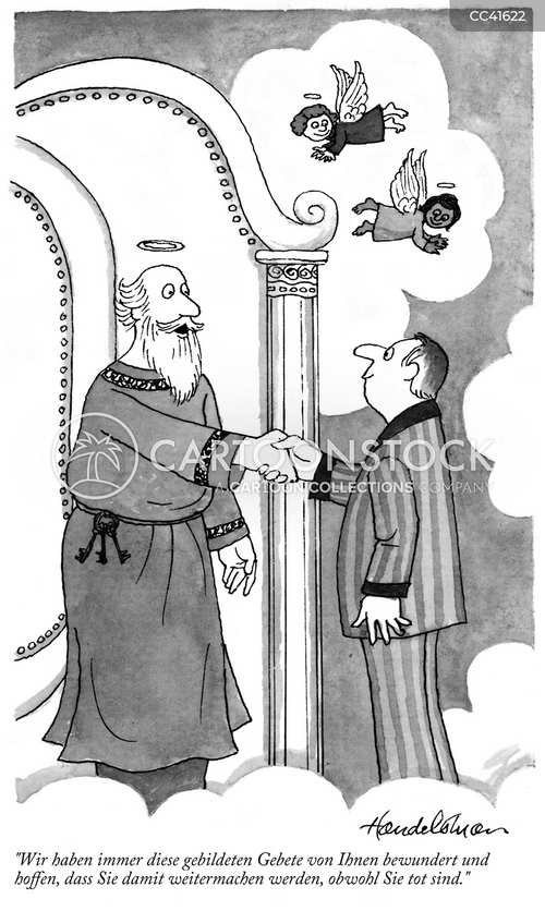 Cartoons und Karikaturen mit Petrus