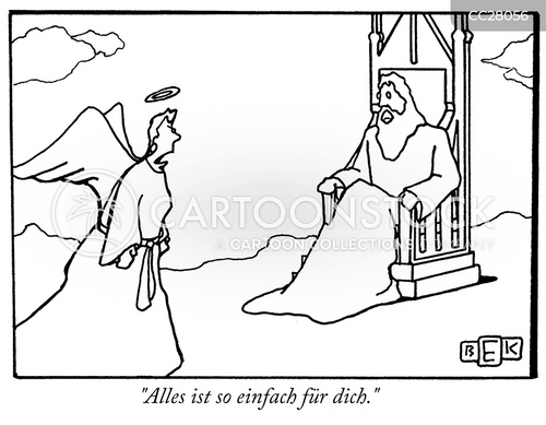 Cartoons und Karikaturen mit Das Göttliche