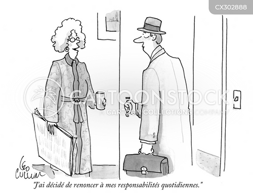 Dessins humoristique et caricaturés avec Renoncer