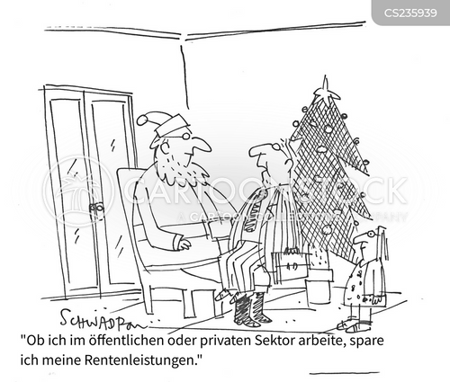 Cartoons und Karikaturen mit Private Renten