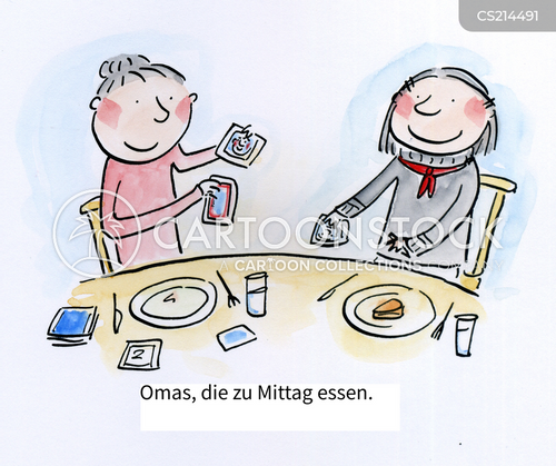 Cartoons und Karikaturen mit Oma-wohnungen