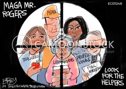 Look For The Helpers Cartoons and Comics - funny pictures from CartoonStock