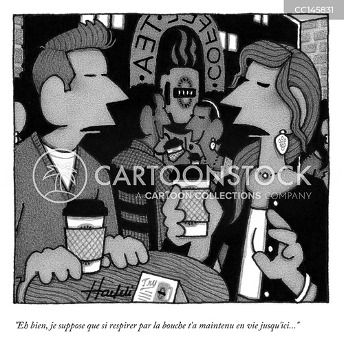 Dessins humoristique et caricaturés avec Respirateur