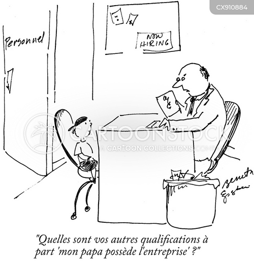 Dessins humoristique et caricaturés avec Entretien Personnel