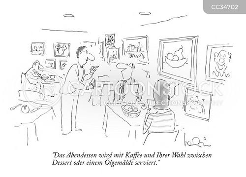 Cartoons und Karikaturen mit Essen & Trinken