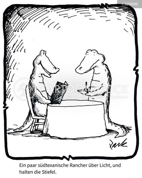 Cartoons und Karikaturen mit Texanischer Rancher