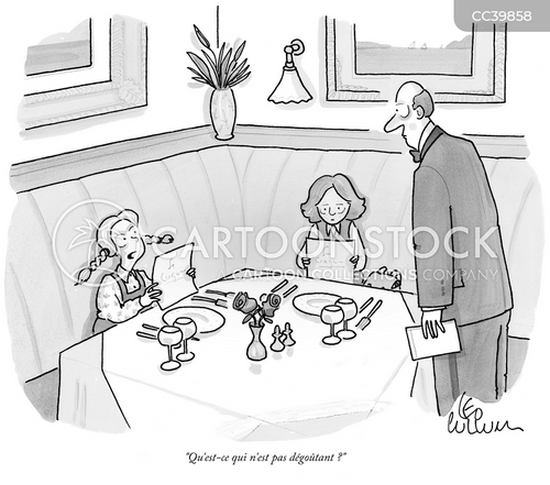 Dessins humoristique et caricaturés avec Culture De La Restauration