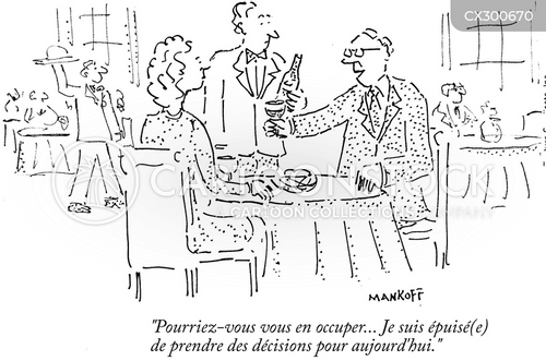 Dessins humoristique et caricaturés avec Choisir Quoi Manger