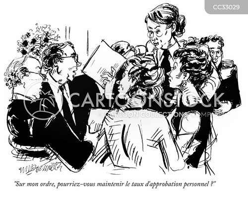 Dessins humoristique et caricaturés avec Approbation Publique