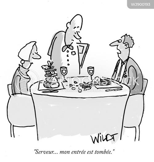 Dessins humoristique et caricaturés avec Culture Des Restaurants