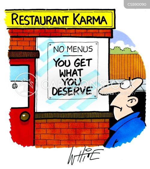 Karma Cartoons and Comics - funny pictures from CartoonStock