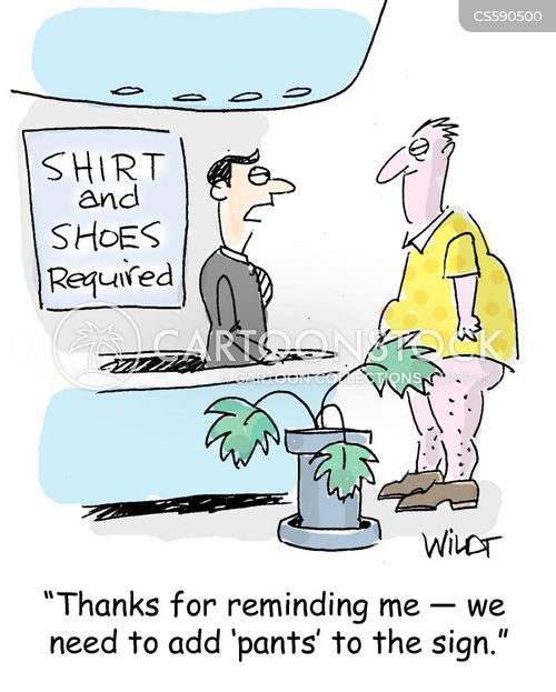 Underdressed Cartoons and Comics - funny pictures from CartoonStock