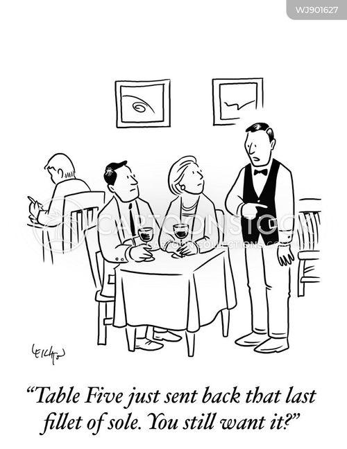 Table Five Cartoons and Comics - funny pictures from CartoonStock