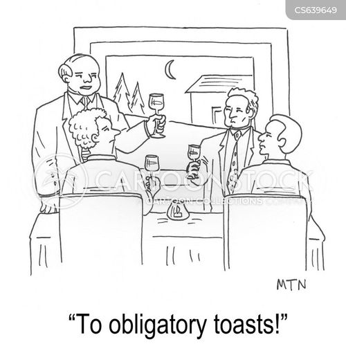 Toasting Cartoons and Comics - funny pictures from CartoonStock