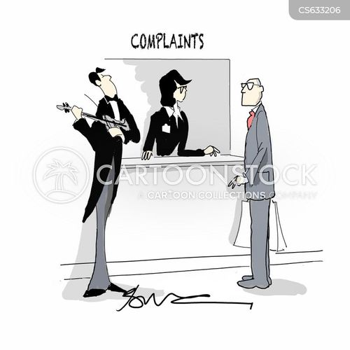 Customer Complaints Cartoons and Comics - funny pictures from CartoonStock