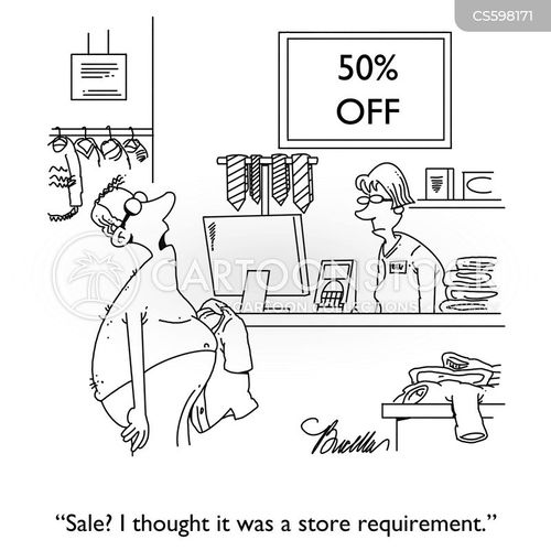 Shopping Retail Cartoons and Comics - funny pictures from CartoonStock