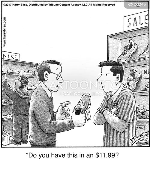 Price Obsession Cartoons and Comics - funny pictures from CartoonStock