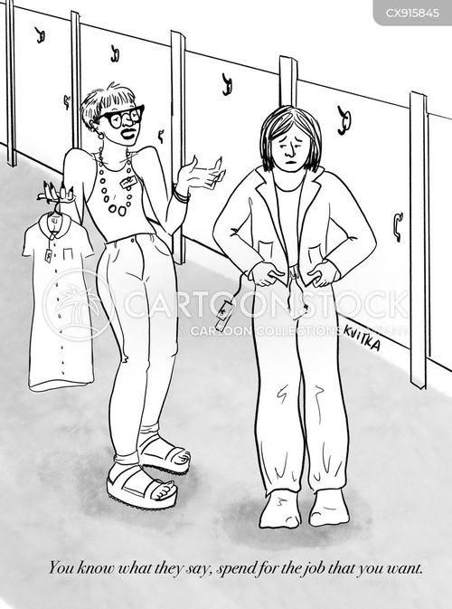 Workplace Attire Cartoons and Comics - funny pictures from CartoonStock