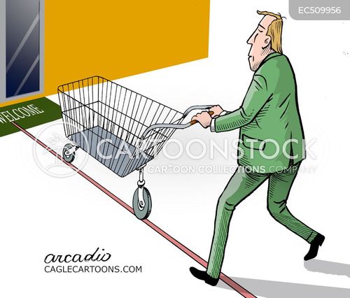 E-shopping Cartoons and Comics - funny pictures from CartoonStock