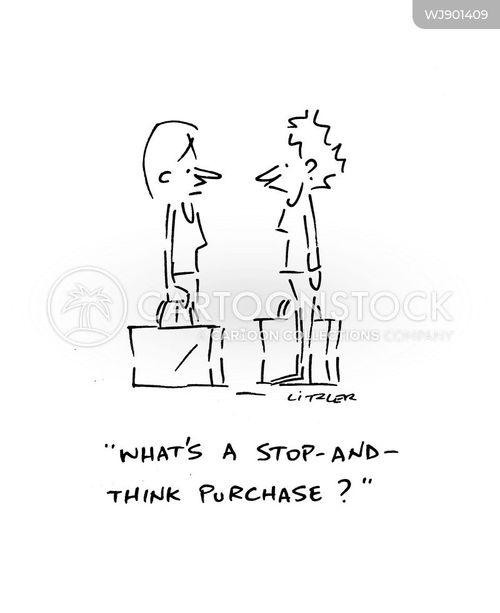 Purchase Decision Cartoons and Comics - funny pictures from CartoonStock