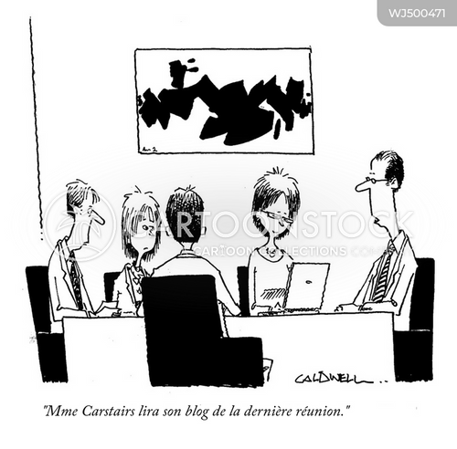 Dessins humoristique et caricaturés avec Ordre Du Jour De La Réunion