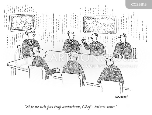 Dessins humoristique et caricaturés avec Présence Exécutive