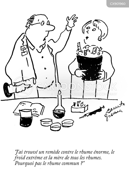 Dessins humoristique et caricaturés avec Rhumes De Cerveau