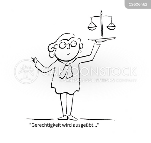 Cartoons und Karikaturen mit Rechtsstaat