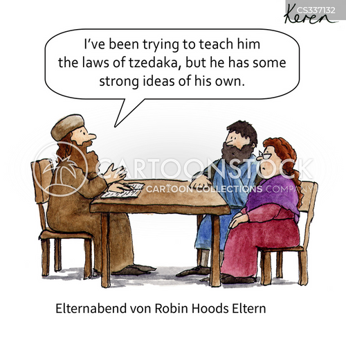 Cartoons und Karikaturen mit Elternabend