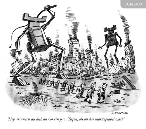 Cartoons und Karikaturen mit Sklaven