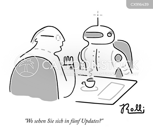 Cartoons und Karikaturen mit Executive Search