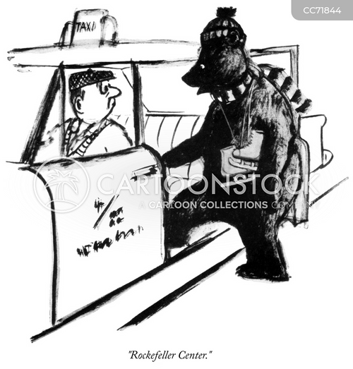Cartoons und Karikaturen mit Rockefeller